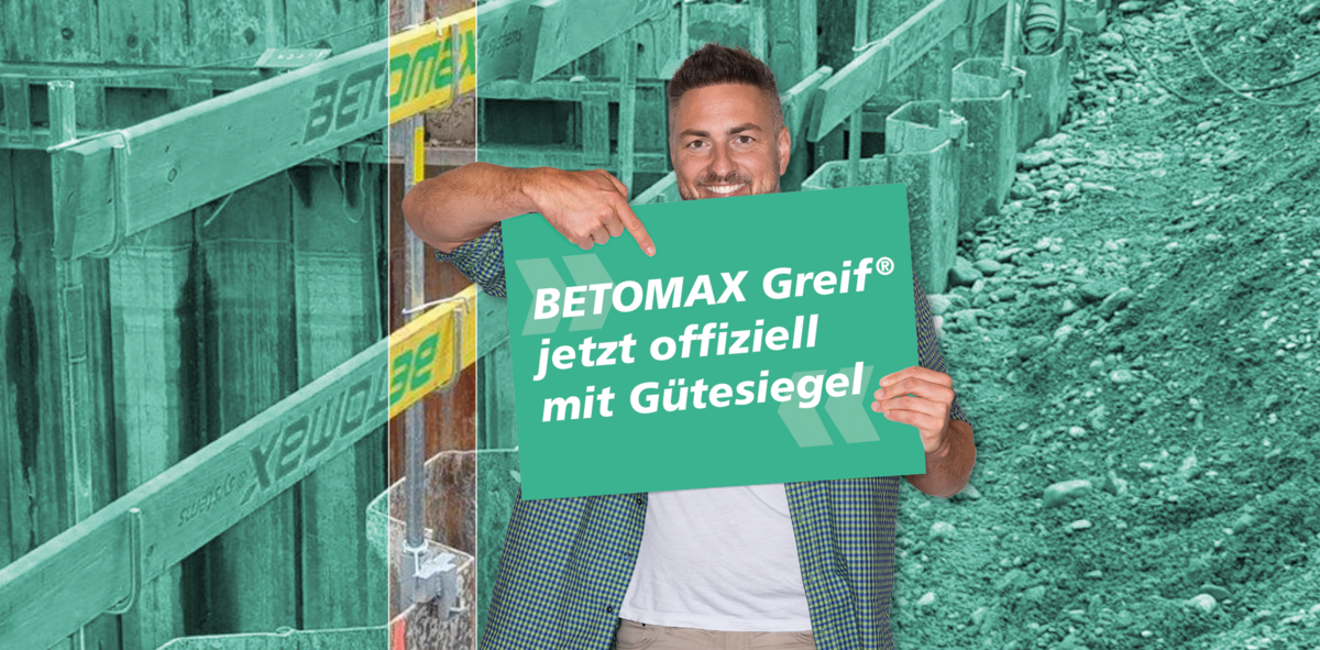 BETOMAX Greif® jetzt mit GS Zeichen :: betomax.de